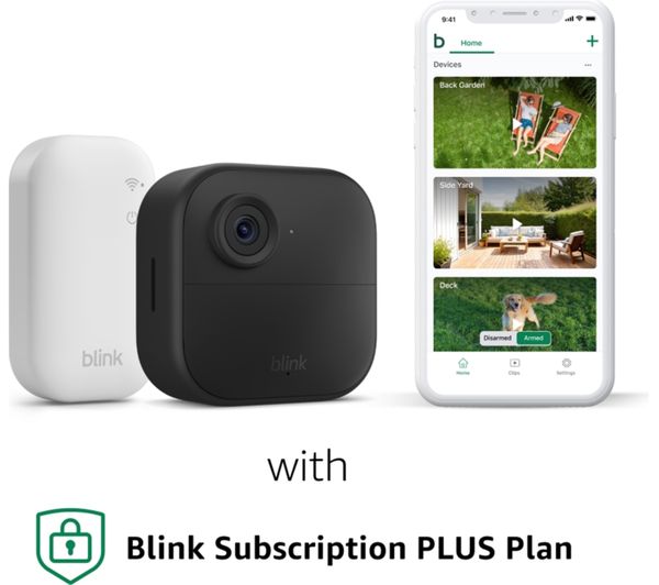 BLINK Outdoor 4 Full HD 1080p WiFi Security Camera System - 4 Cameras ...