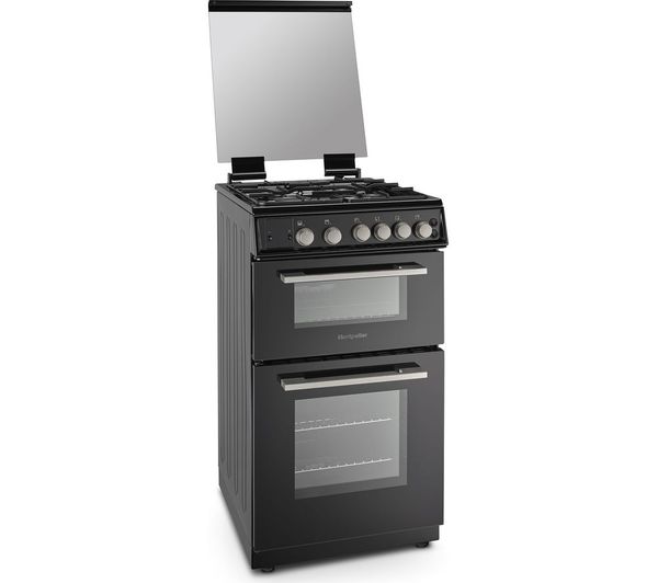 MONTPELLIER MDOG50LK 50 cm Gas Cooker - Black & Silver - MDOG50LK ...