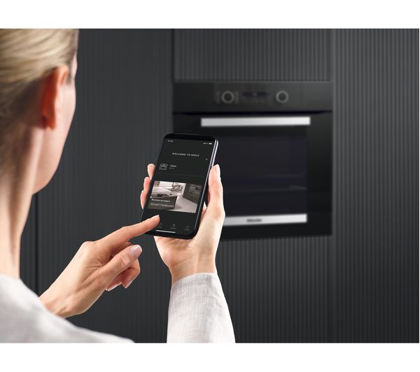 MIELE H2465B Electric Smart Oven - Obsidian Black - 12143630 - Currys ...