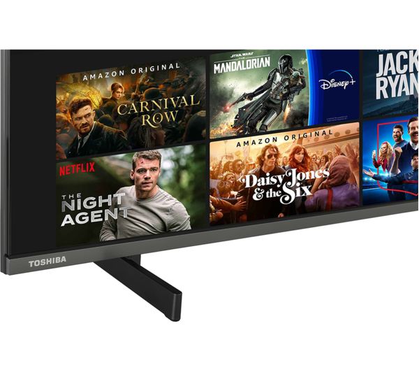 TOSHIBA Fire TV 65QF5D53DB 65" 4K Ultra HD HDR QLED TV with Alexa ...