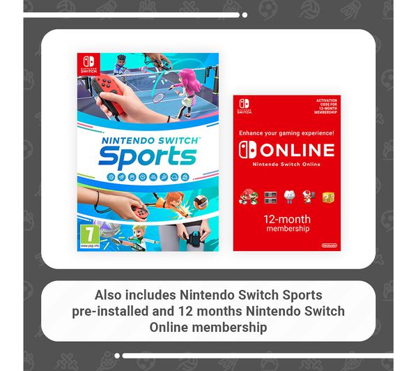 NINTENDO Switch Neon Red Blue Sports Nintendo Switch Online 12 Month Membership 10014341 Currys Business