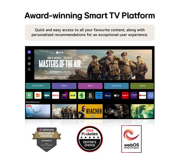 LG OLED48C44LA 48" Smart 4K Ultra HD HDR OLED TV with Amazon Alexa ...