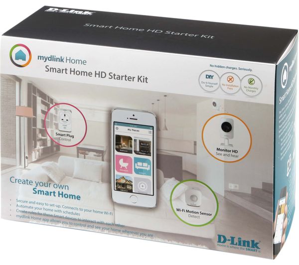 D-LINK mydlink Home SMART Home HD Starter Kit - DLIDCH-100KT/B@DSG ...
