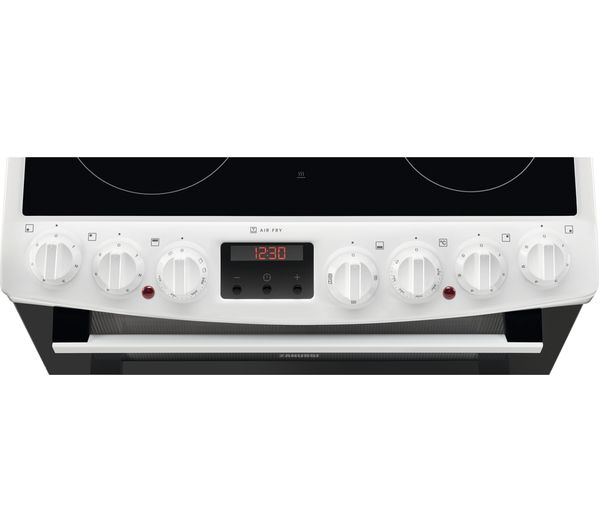 ZANUSSI AirFry ZCV69360WA 60 cm Electric Ceramic Cooker - White ...