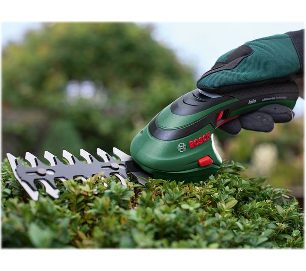 BOSCH Isio Shape & Edge Cordless Shrub & Grass Shear Set - 0600833173 ...