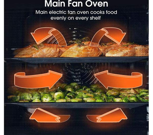 HISENSE AirFry BI64211PB Electric Pyrolytic Oven - Black - BI64211PB ...