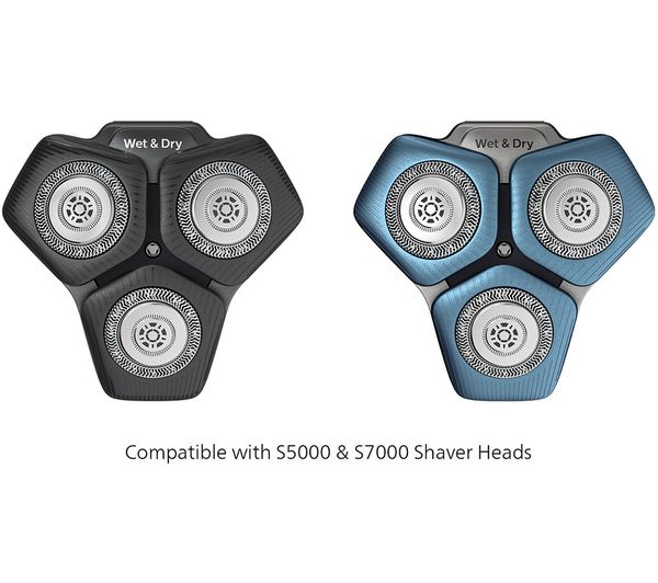 PHILIPS Wet & Dry SH71/50 Rotary Electric Shaver Head Replacements ...