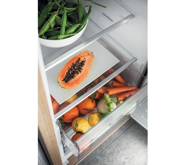 HOTPOINT Low Frost HSZ 18012 UK Integrated Tall Fridge - Sliding Hinge ...