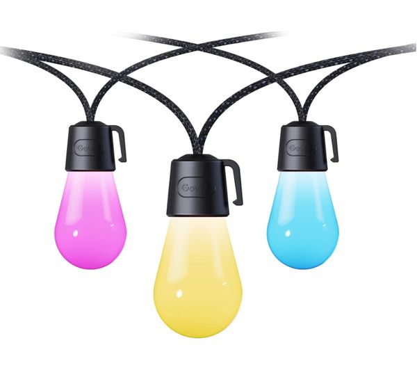 GOVEE RGBIC S14 Smart LED Outdoor String Lights - Black - 87965 ...