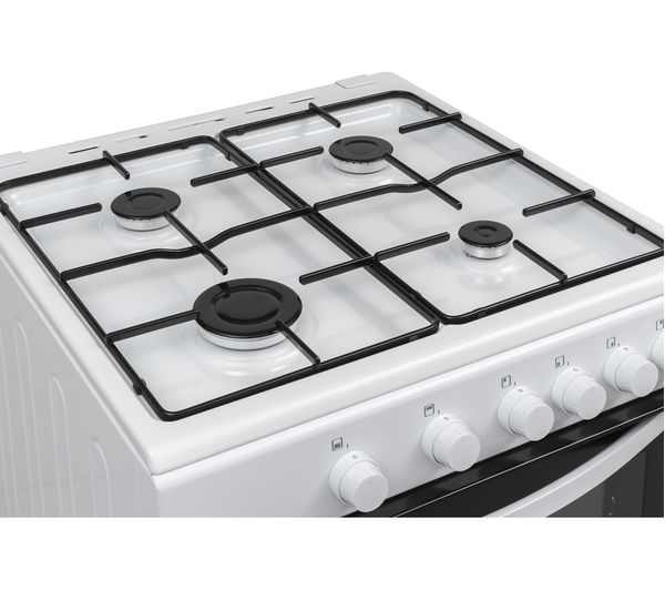LOGIK LFTG60W22 60 cm Gas Cooker - White - - Currys Business