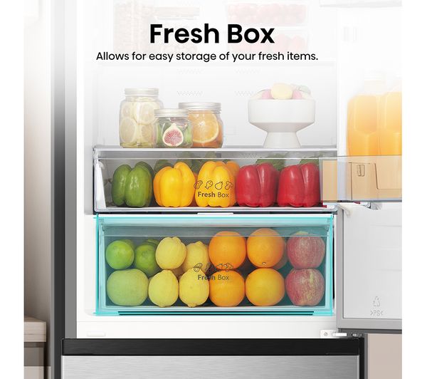HISENSE RB440N4ACA 60/40 Fridge Freezer - Stainless Steel - RB440N4ACA ...