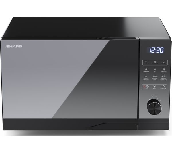 SHARP YC-GC52FU-B Combination Microwave - Black - YC-GC52FU-B - Currys ...