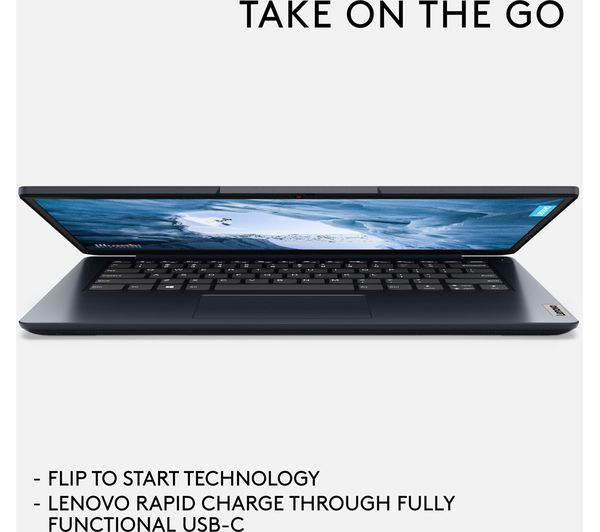 LENOVO IdeaPad 1i 14" Laptop - Intel® Pentium® Silver, 128 GB eMMC ...
