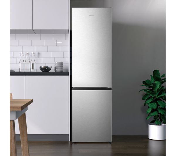 HISENSE RB435N4BCE 60/40 Fridge Freezer - Stainless Steel - RB435N4BCE ...