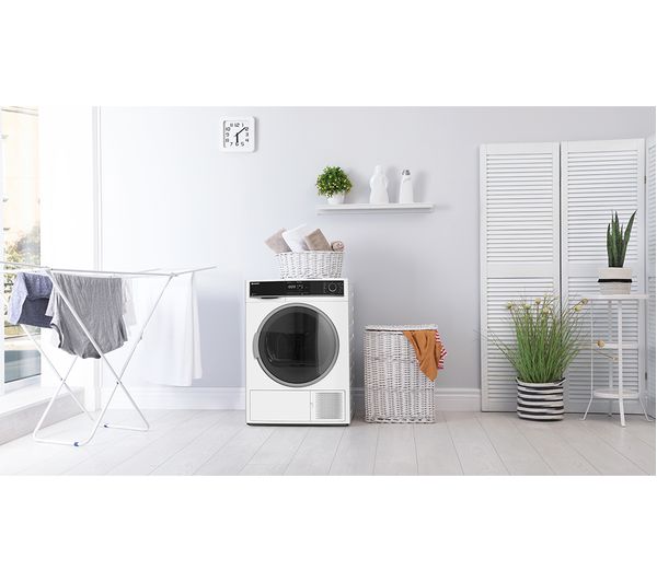 SHARP KD-HHH8S7GW21-EN 8 kg Heat Pump Tumble Dryer - White - 10782253 - Currys Business