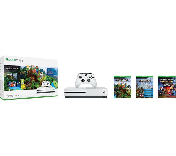 MICROSOFT Xbox One S with Minecraft Collectors Edition - 234-00512 ...