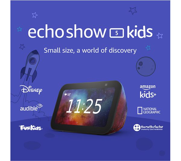 AMAZON Echo Show 5 (3rd Gen) Kids Smart Display with Alexa - Galaxy ...