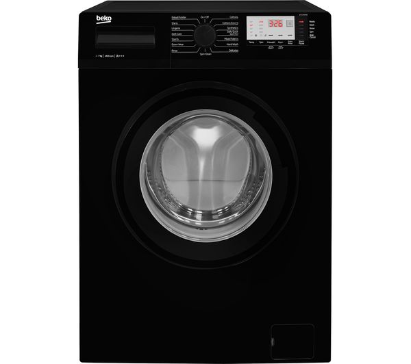 BEKO WTG741M1B 7 kg 1400 Spin Washing Machine - Black - 8885313200 ...
