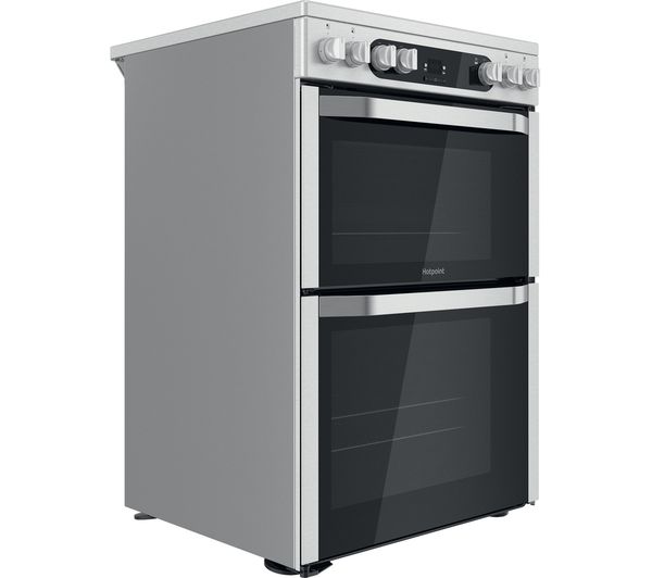 HOTPOINT Multiflow HDM67V9HCX 60 cm Electric Ceramic Cooker - Inox ...