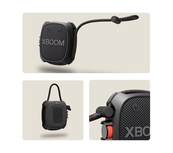 LG XBOOM Go XG2 Portable Bluetooth Speaker - Black - XG2TBK - Currys ...
