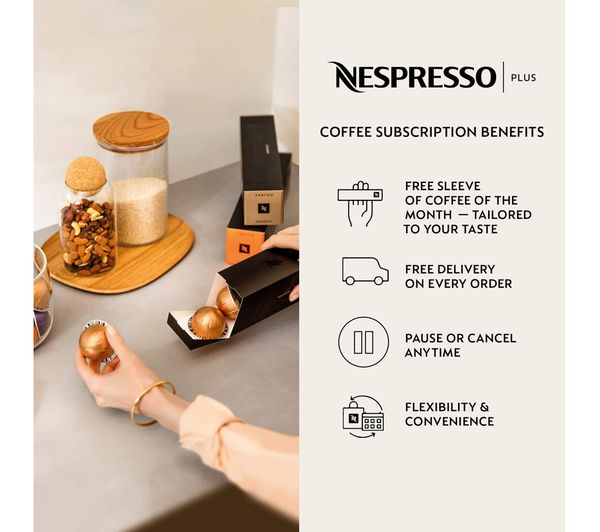 NESPRESSO by Krups Vertuo Pop XN920540 Smart Coffee Machine - Red ...