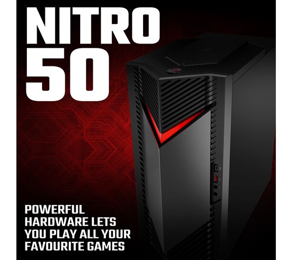 ACER Nitro N50-650 Gaming PC - Intel® Core™ i5, GTX 1650, 1 TB SSD - DG ...