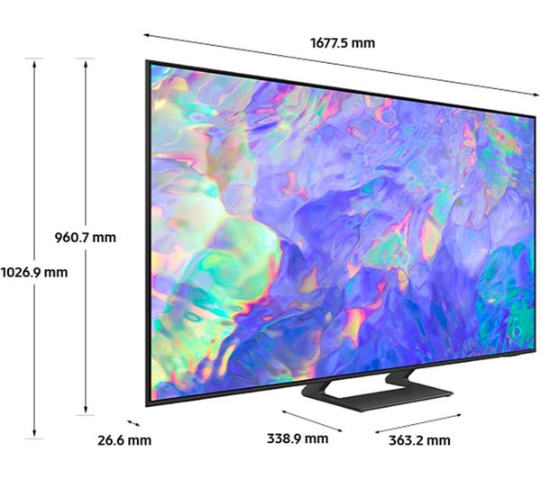 SAMSUNG UE75CU8500KXXU 75" Smart 4K Ultra HD HDR LED TV with Bixby ...