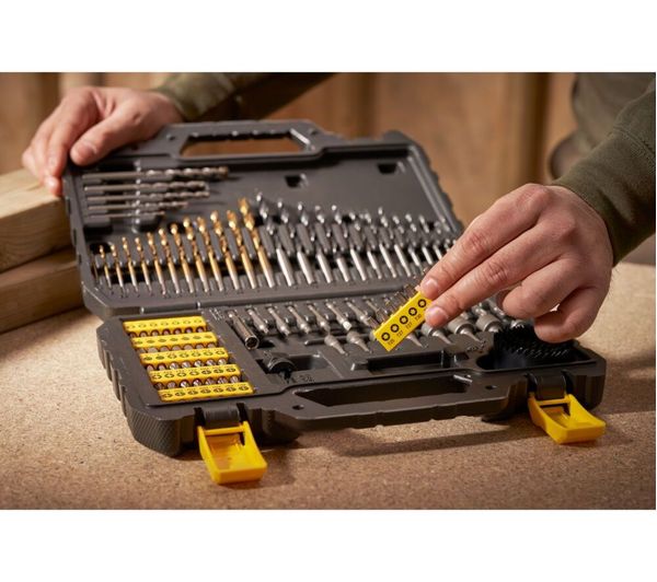 STANLEY Fatmax Drill & Screwdriver Bit Set - 100 Piece - STA88548-XJ ...