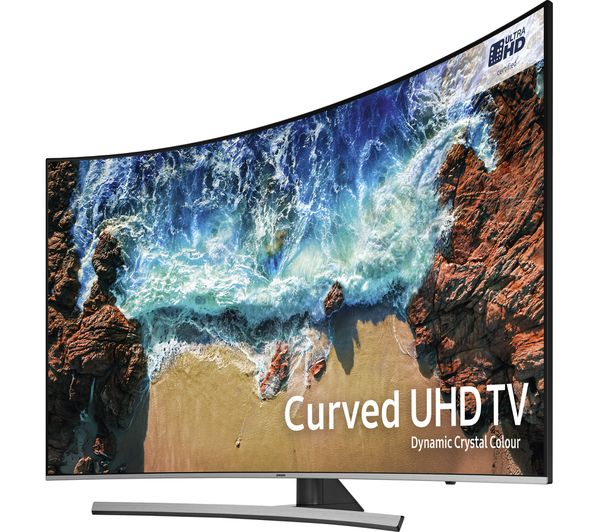 SAMSUNG UE65NU8500 65" Smart 4K Ultra HD HDR Curved LED TV ...