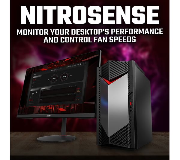 ACER Nitro N50-650 Gaming PC - Intel® Core™ i5, RTX 3050, 1 TB SSD - DG ...