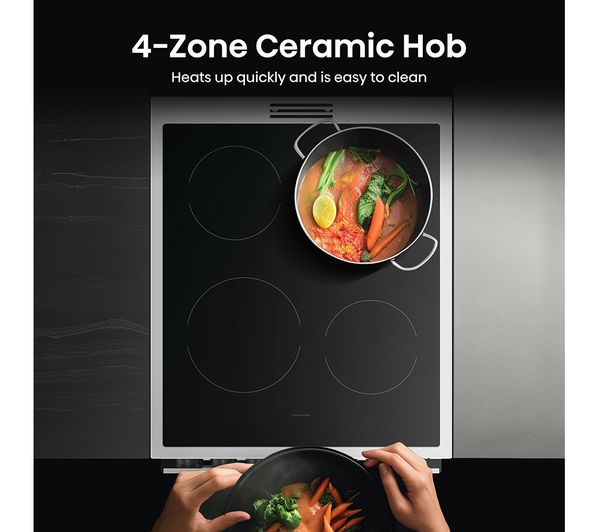 HISENSE Hi6 Max 69/43L HDCEC5C10W 50cm Electric Ceramic Cooker - White ...