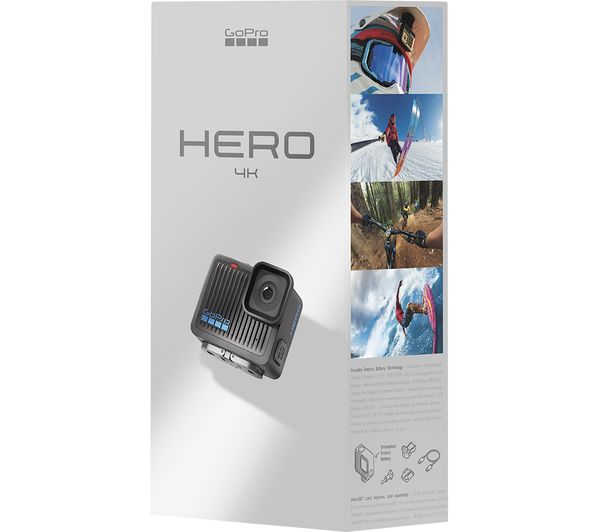 GOPRO HERO 4K Ultra HD Action Camera - Black - CHDHF-131-EU - Currys Business