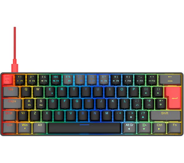 NOS C-450 Mini Pro RGB Mechanical Gaming Keyboard - Late Night - 396154 ...