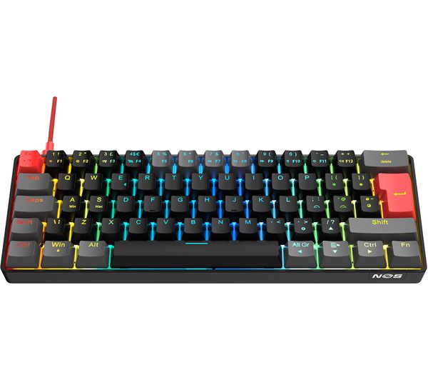 NOS C-450 Mini Pro RGB Mechanical Gaming Keyboard - Late Night - 396154 ...