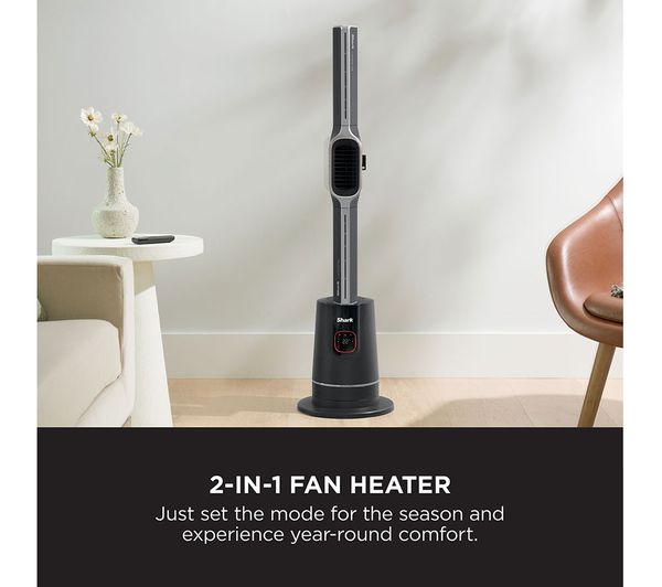 SHARK TH200UK TurboBlade Cool + Heat High-Speed Multi-Directional Tower ...