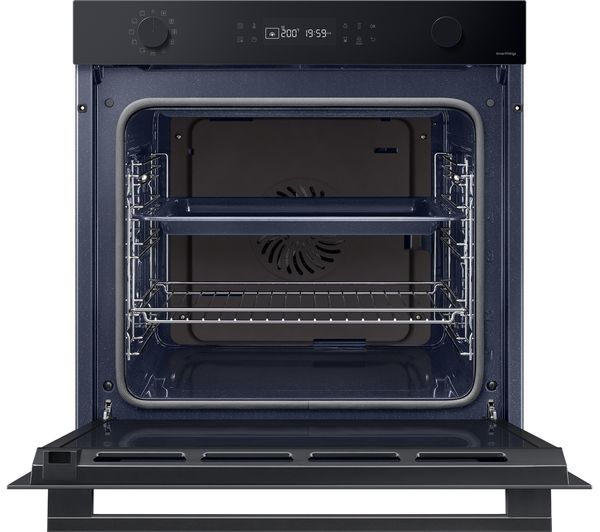 SAMSUNG Series 4 Dual Cook NV7B41403AK/U4 Electric Smart Oven - Black ...