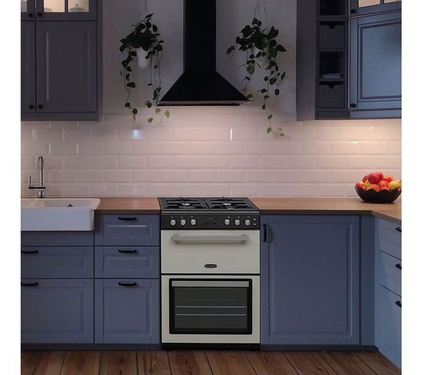 MONTPELLIER Mini Range MMRG60C 60 cm Gas Cooker - Cream - MMRG60C ...