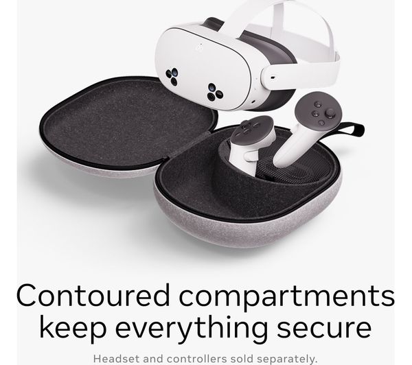 META Quest 3 & 3S Compact Carrying Case - 000000000010445158 - Currys ...