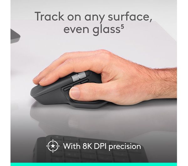 LOGITECH MX Master 4 Wireless Mouse - Pale Grey - 910-007563 - Currys Business