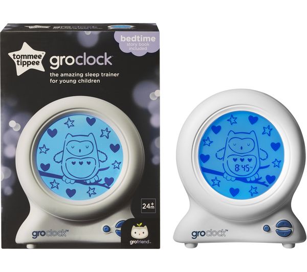 TOMMEE TIPPEE Groclock Baby Sleep Trainer Alarm Clock & Nightlight ...