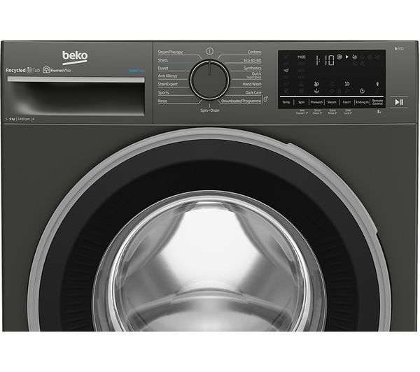 BEKO Pro IronFast RecycledTub B3W5941IG 9 kg 1400 Spin Washing Machine ...