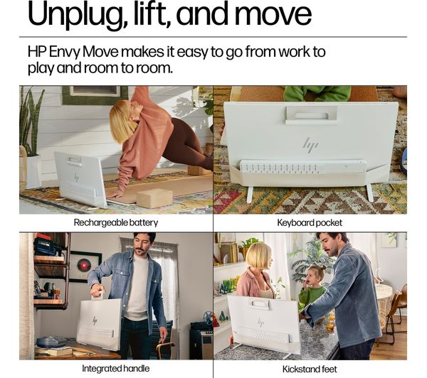 HP Envy Move 23.8" Portable All-in-One PC - Intel® Core™ i5, 512 GB SSD ...
