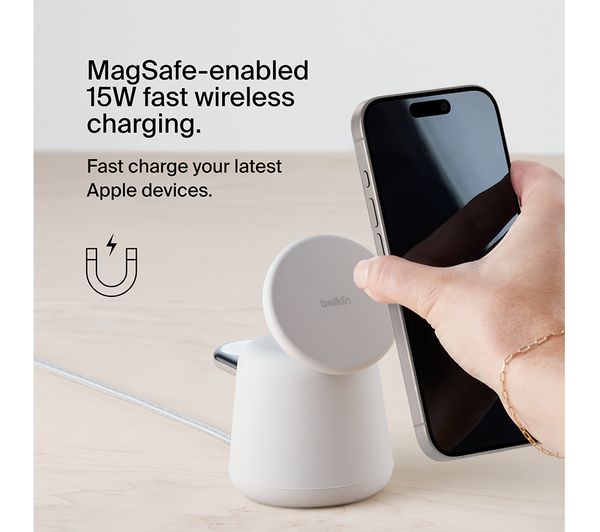 WIZ020MYH37 - BELKIN BoostCharge Pro 2-in-1 Wireless MagSafe Charging ...