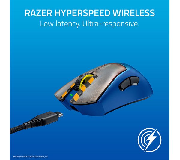 RAZER DeathAdder V3 Pro Wireless Optical Gaming Mouse Fortnite Edition 125233 Currys Business
