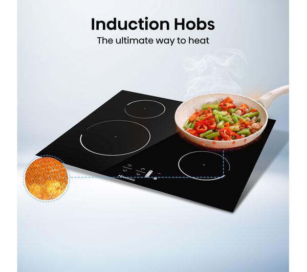 HISENSE I6421C 60 cm Electric Induction Hob - Black - I6421C - Currys ...