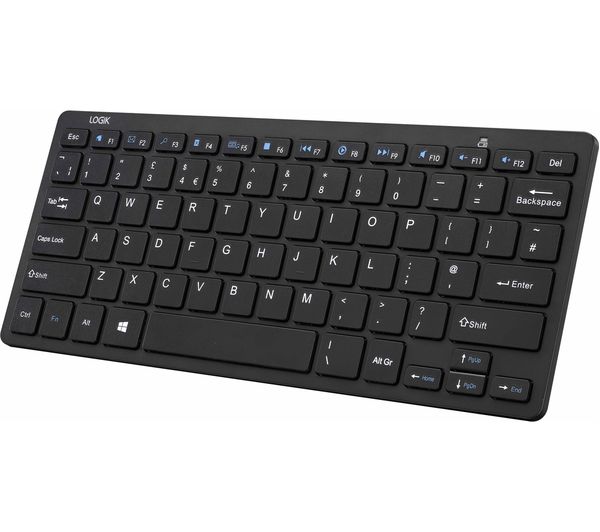 LOGIK LCMMKB23 Wireless Keyboard - Black - - Currys Business