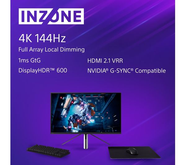 SONY INZONE M9 4K Ultra HD 27" IPS Gaming Monitor - Black ...