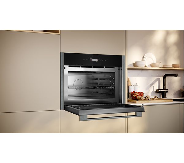 NEFF N70 C24GR3XG1B Built-in Solo Microwave - Graphite - C24GR3XG1B ...