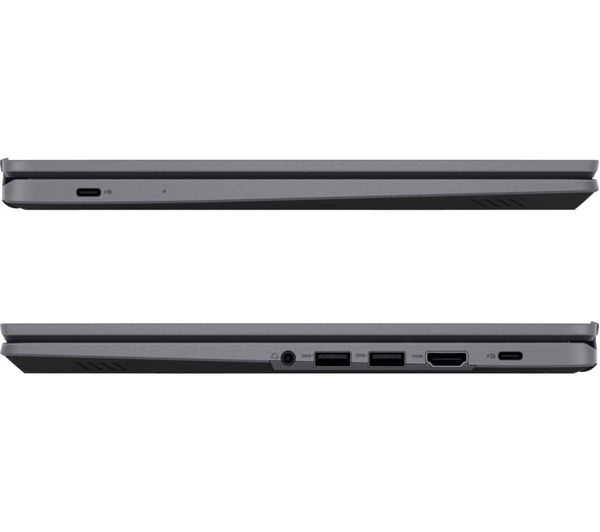 ASUS CX34 14" Chromebook Plus - Intel® Core™ i3, 256 GB UFS, Grey ...