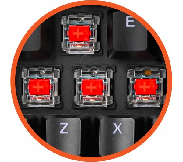 ADX FireFight Advanced MK17 TKL Mechanical Gaming Keyboard - Black ...